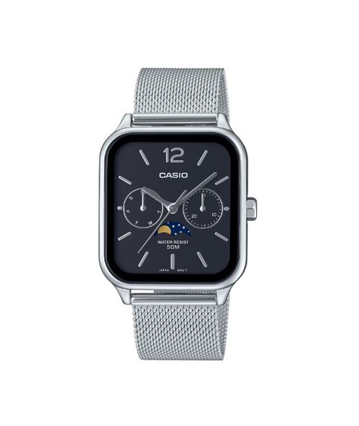 Reloj Casio MTP-M305 Fase Lunar Negro MTP-M305M-1AVER relojes hombre ...